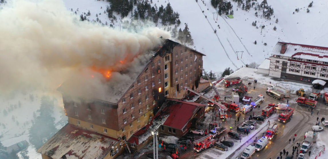 VELIKA TRAGEDIJA U TURSKOJ U požaru koji je zahvatio hotel izgorjelo 66 ...